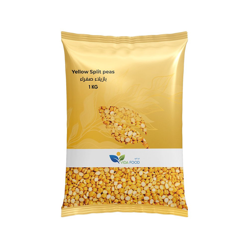 Yellow Split Peas / Mattar Dal (1 kg) - Vida Food