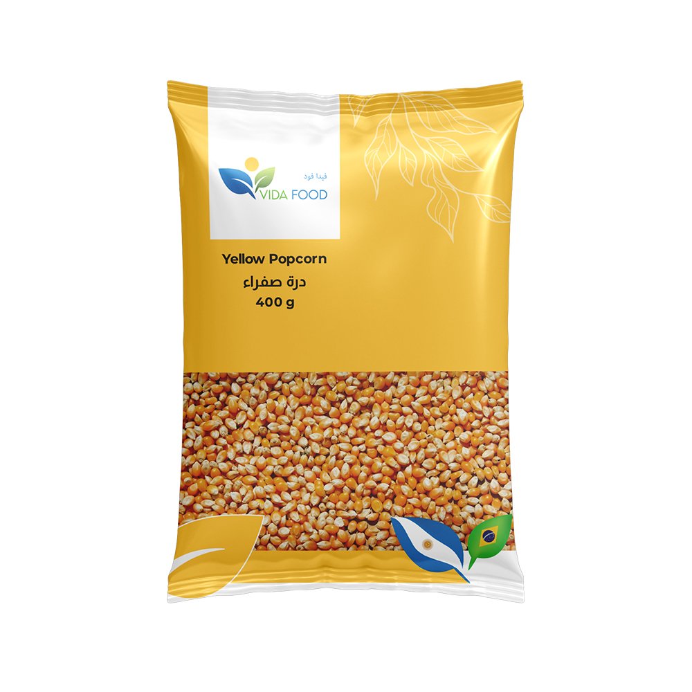 Yellow Popcorn (400 g) - Vida Food